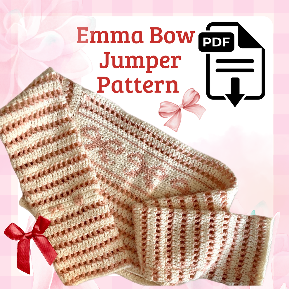 Emma Bow Jumper Pattern Digital Download – Ameizing Art Usa